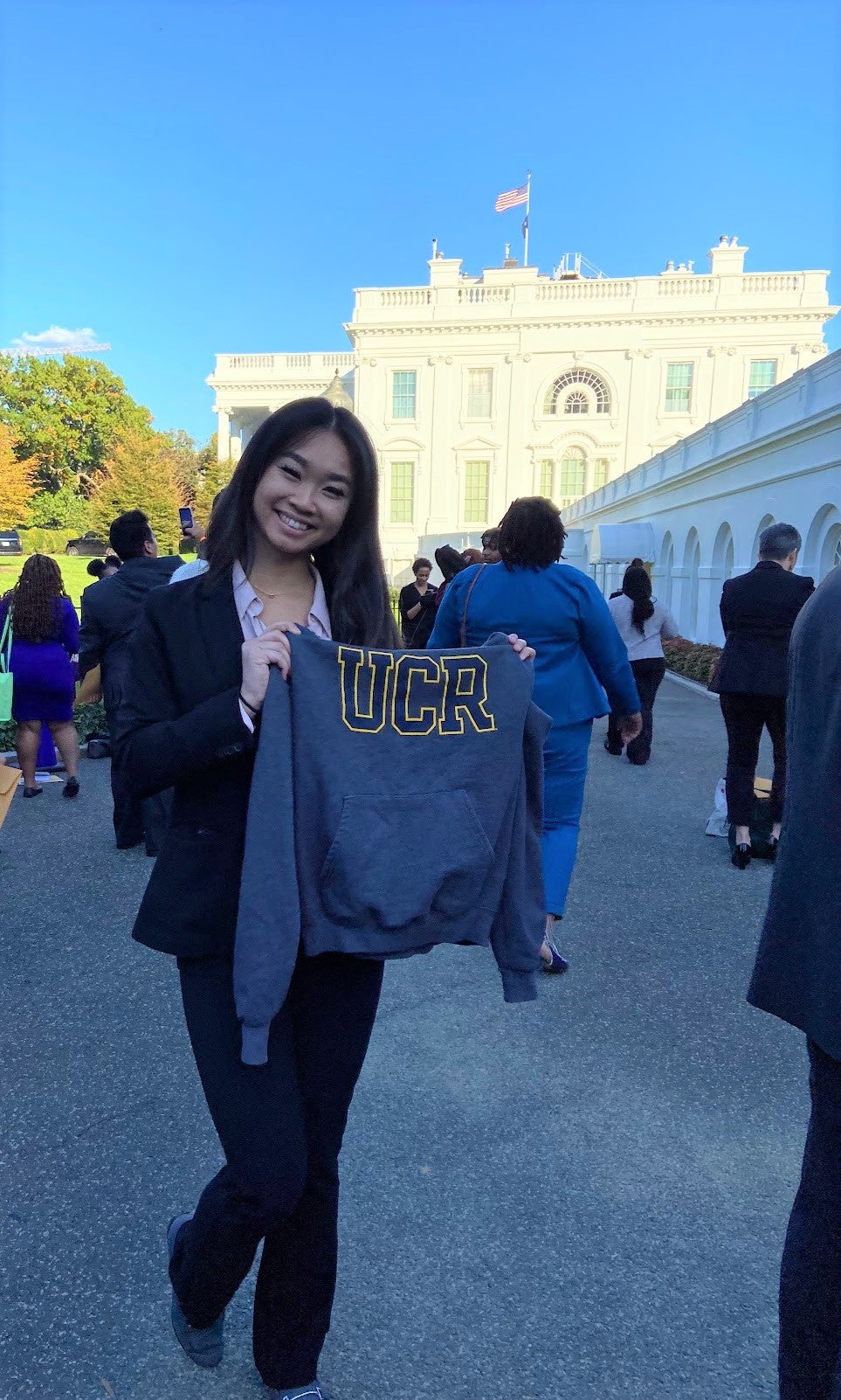 UCR public policy student meets with Vice President Kamala Harris ...