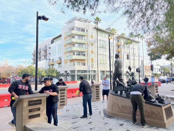 fraternity cleans statue | Inside UCR | UC Riverside