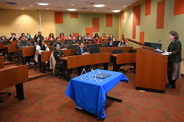 Emma Wilson talks at Graduate Division awards ceremony | Inside UCR ...