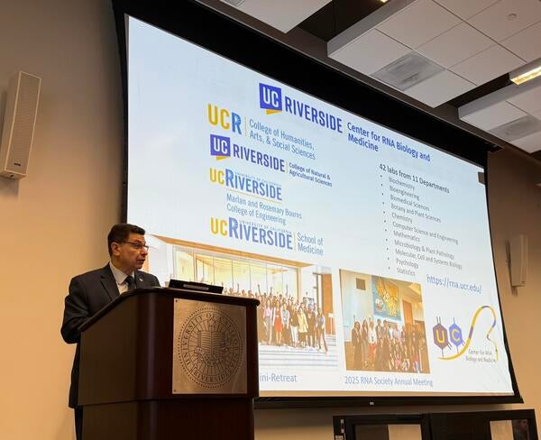 Rodolfo Torres at RNA Symposium 2025 | Inside UCR | UC Riverside